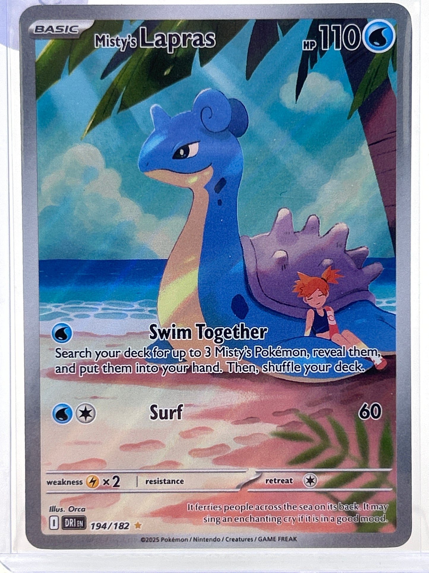 Pokémon TCG Destined Rivals Misty's Lapras 194 English – PayMore Hilliard